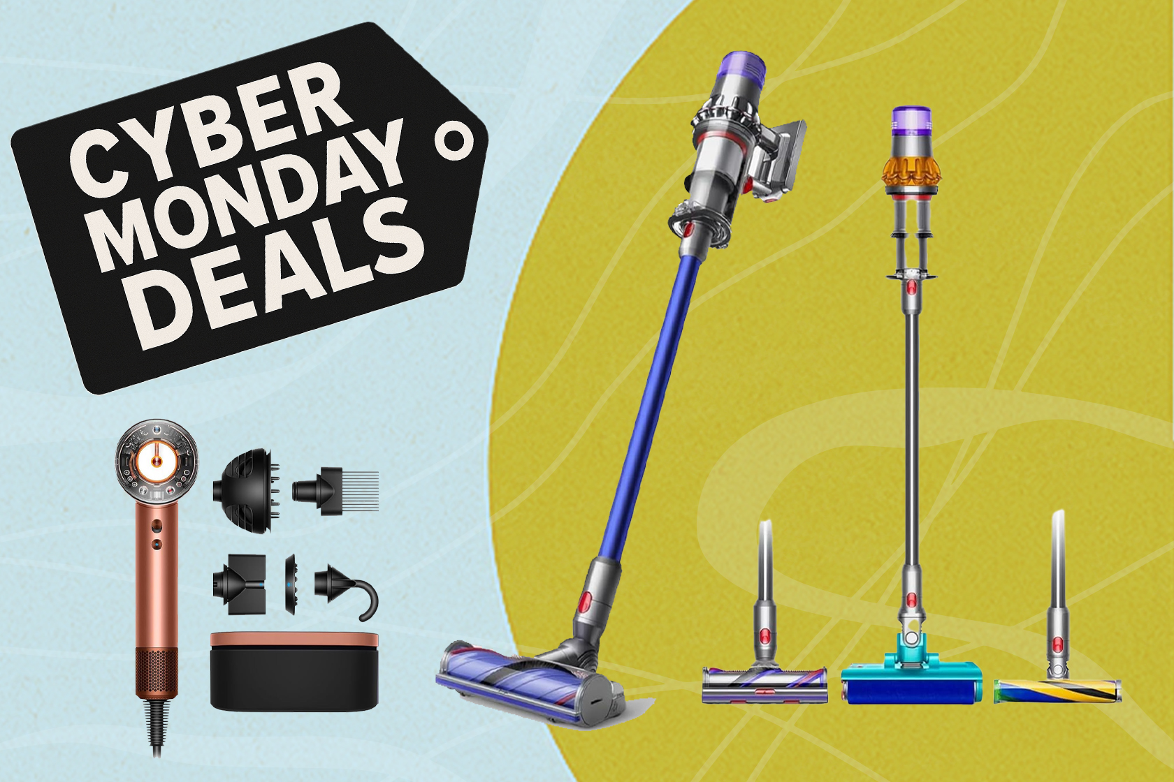 Dyson vacuums, hair tools, and fans are up to 48% for Cyber Monday