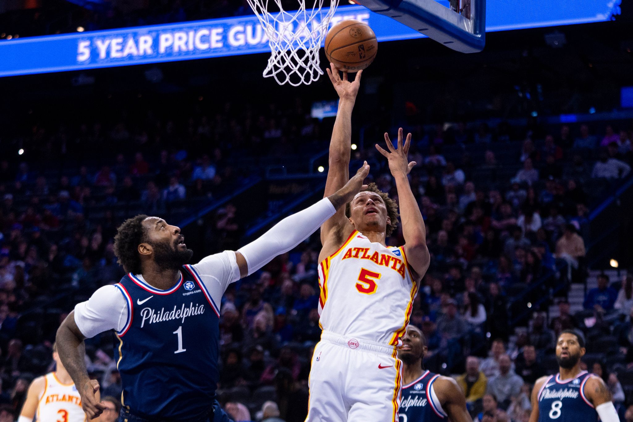 Johnson hits late 3s for Hawks to spoil Embiid's 76ers return in 142 ...