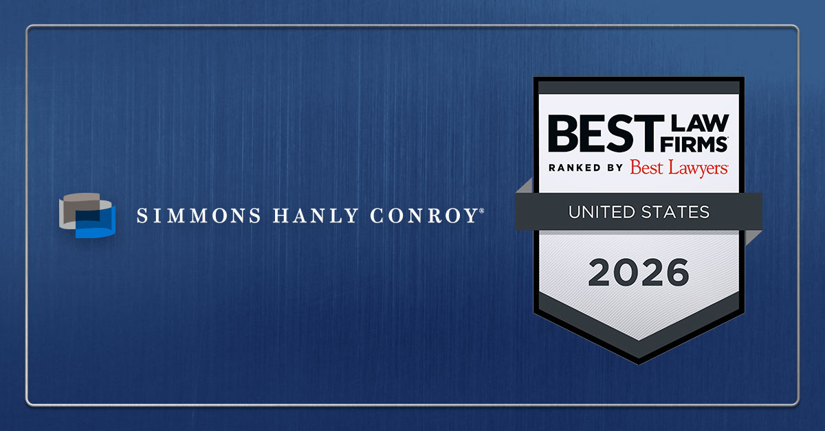 Simmons Hanly Conroy earns national recognition