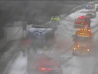 I-84 in West Hartford reopens after tractor-trailer rollover: Police