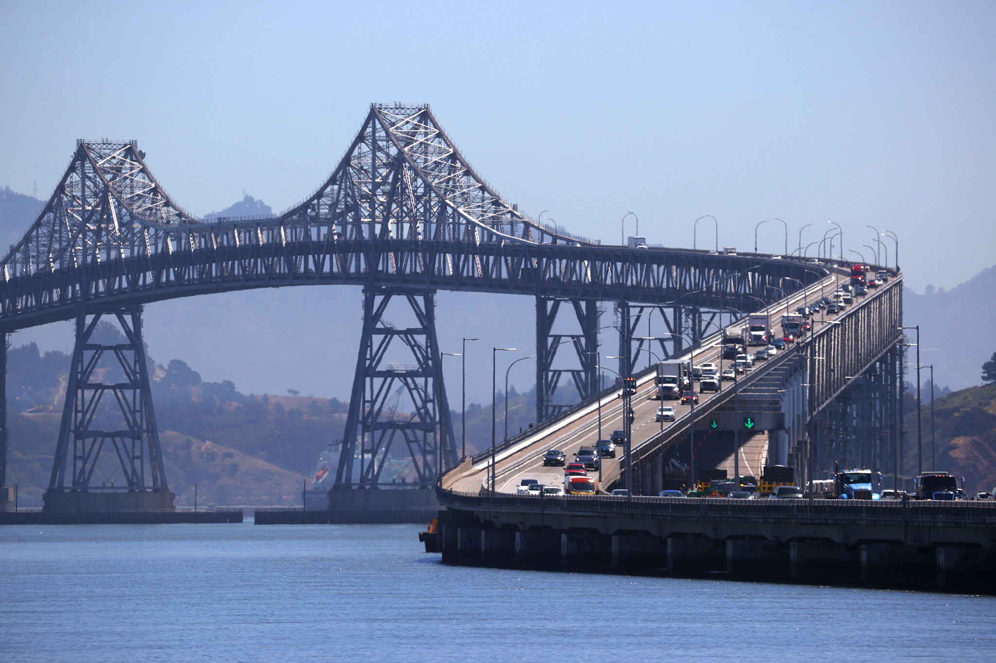 'Milestone': Bay Area bridge is first in Calif. to make major change