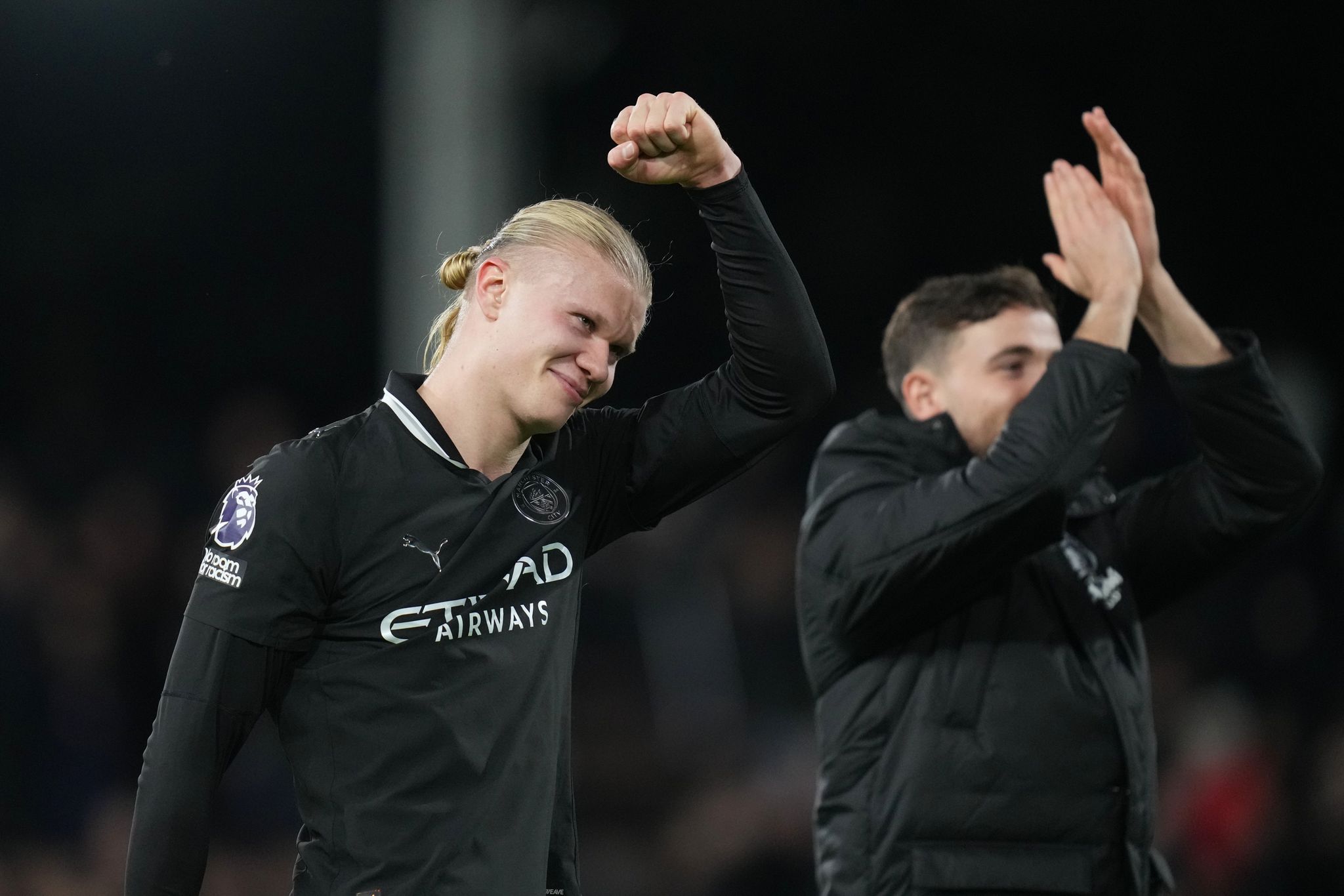 Haaland scores his 100th Premier League goal as City beats Fulham 5-4 ...