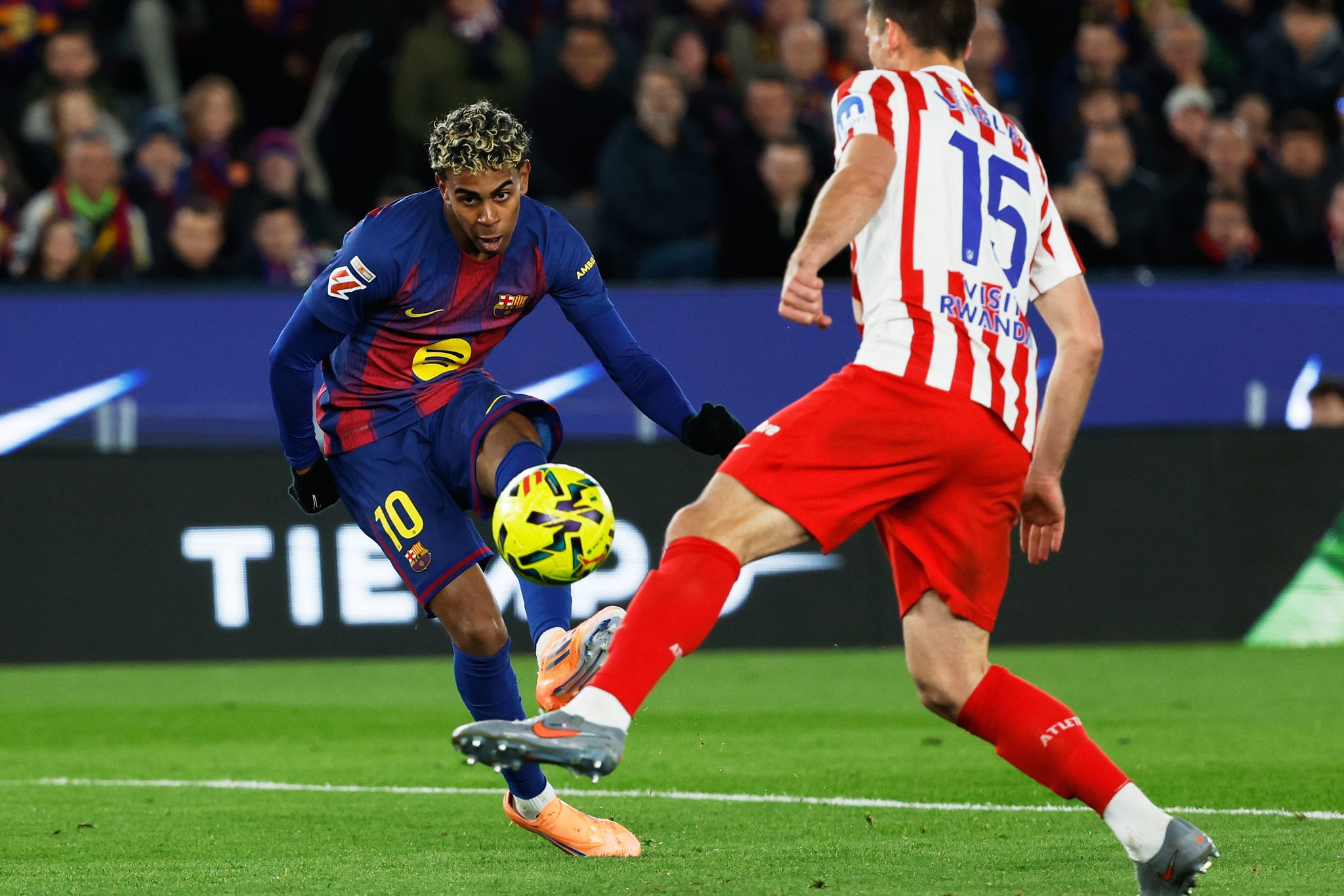 Dani Olmo scores and gets injured as Barcelona beats Atletico Madrid 3-1