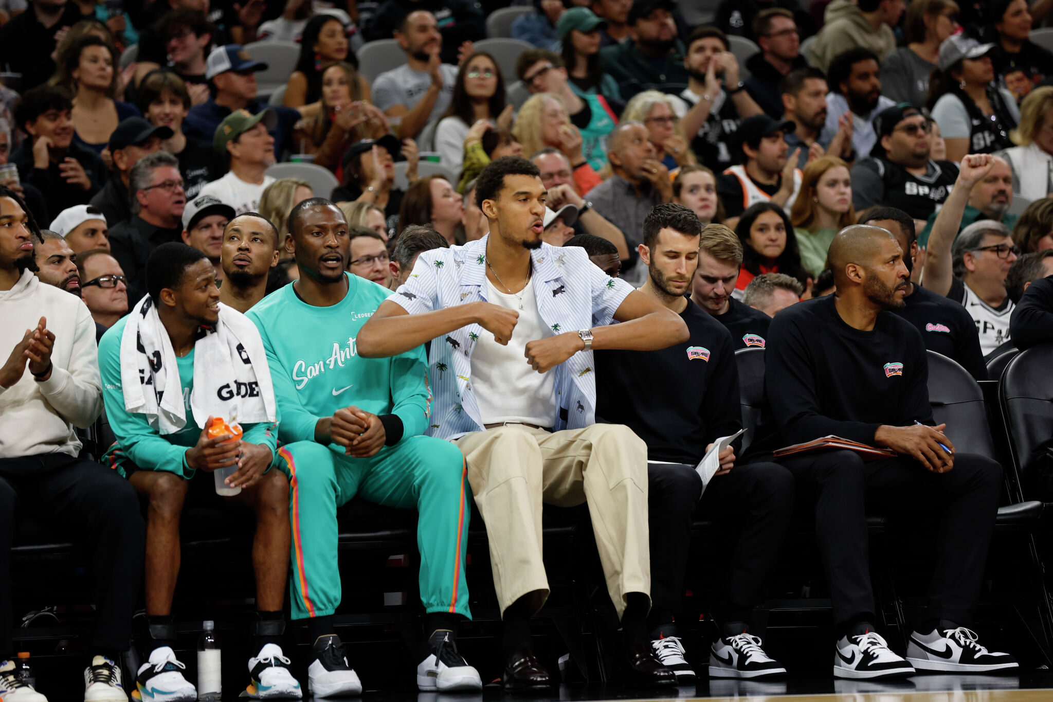 Here's the origin of NFL headstand celebration by St. Brown