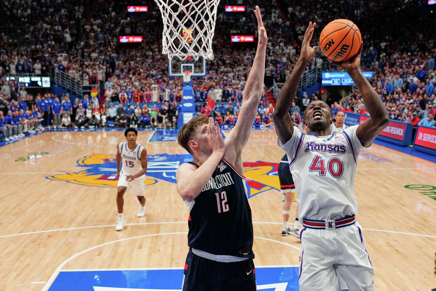 Freshman Eric Reibe is wired for UConn men's basketball