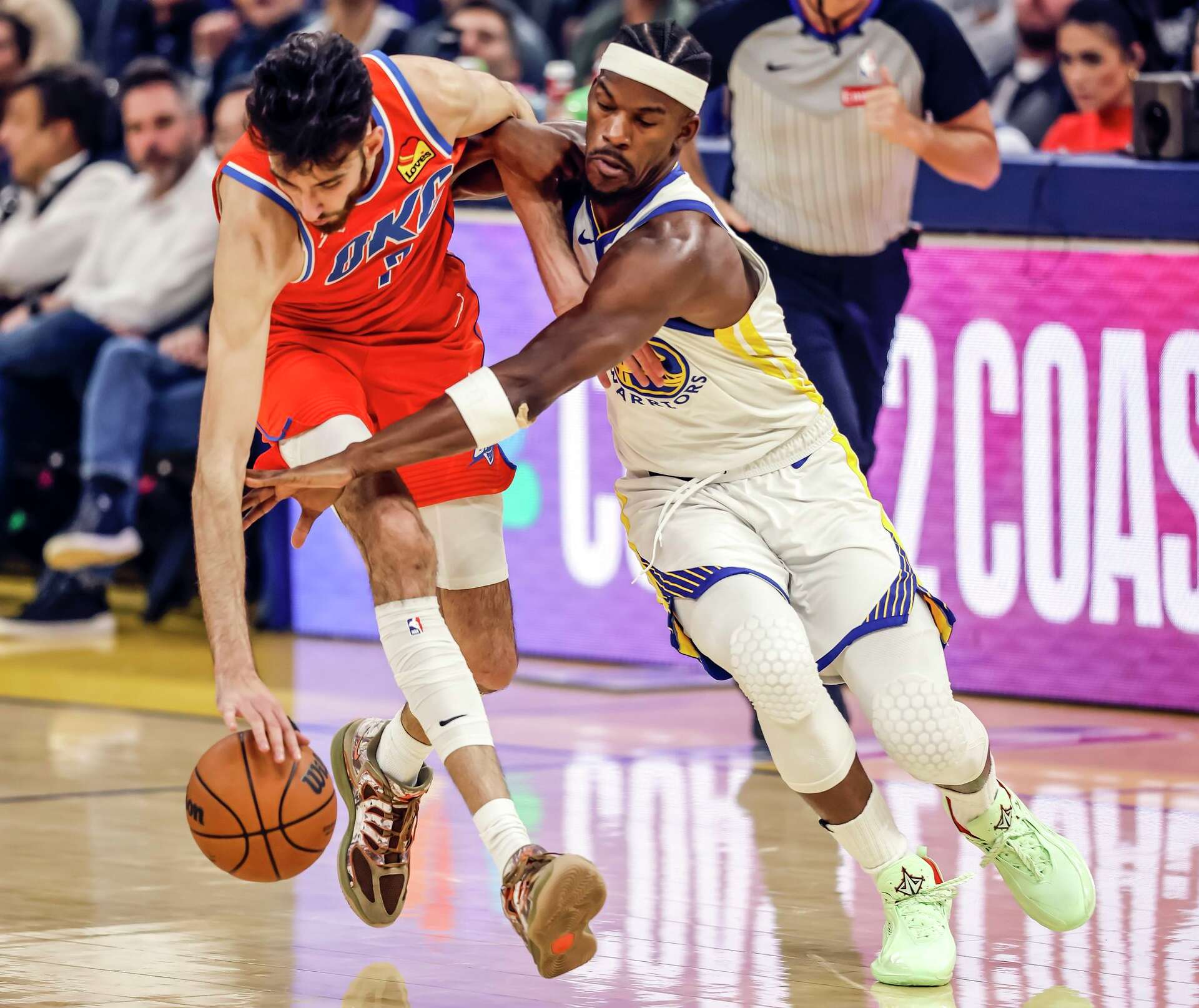 Warriors put up a fight but fall to OKC as Thunder improve to 21-1