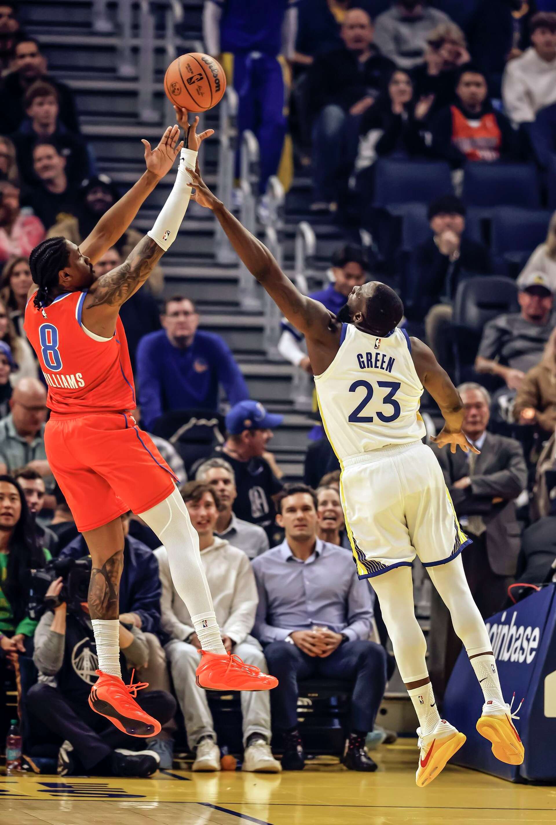 Warriors put up a fight but fall to OKC as Thunder improve to 21-1