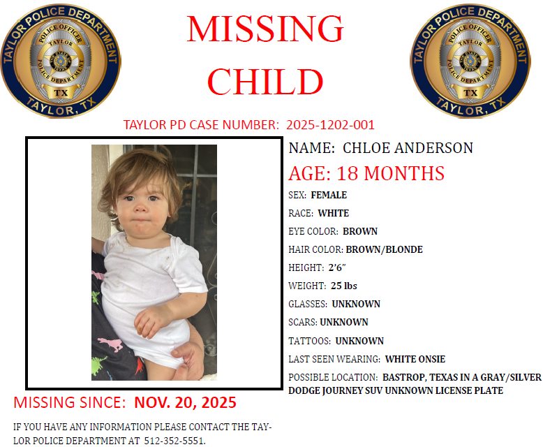 Found safe: Missing Taylor children found safe in Louisiana