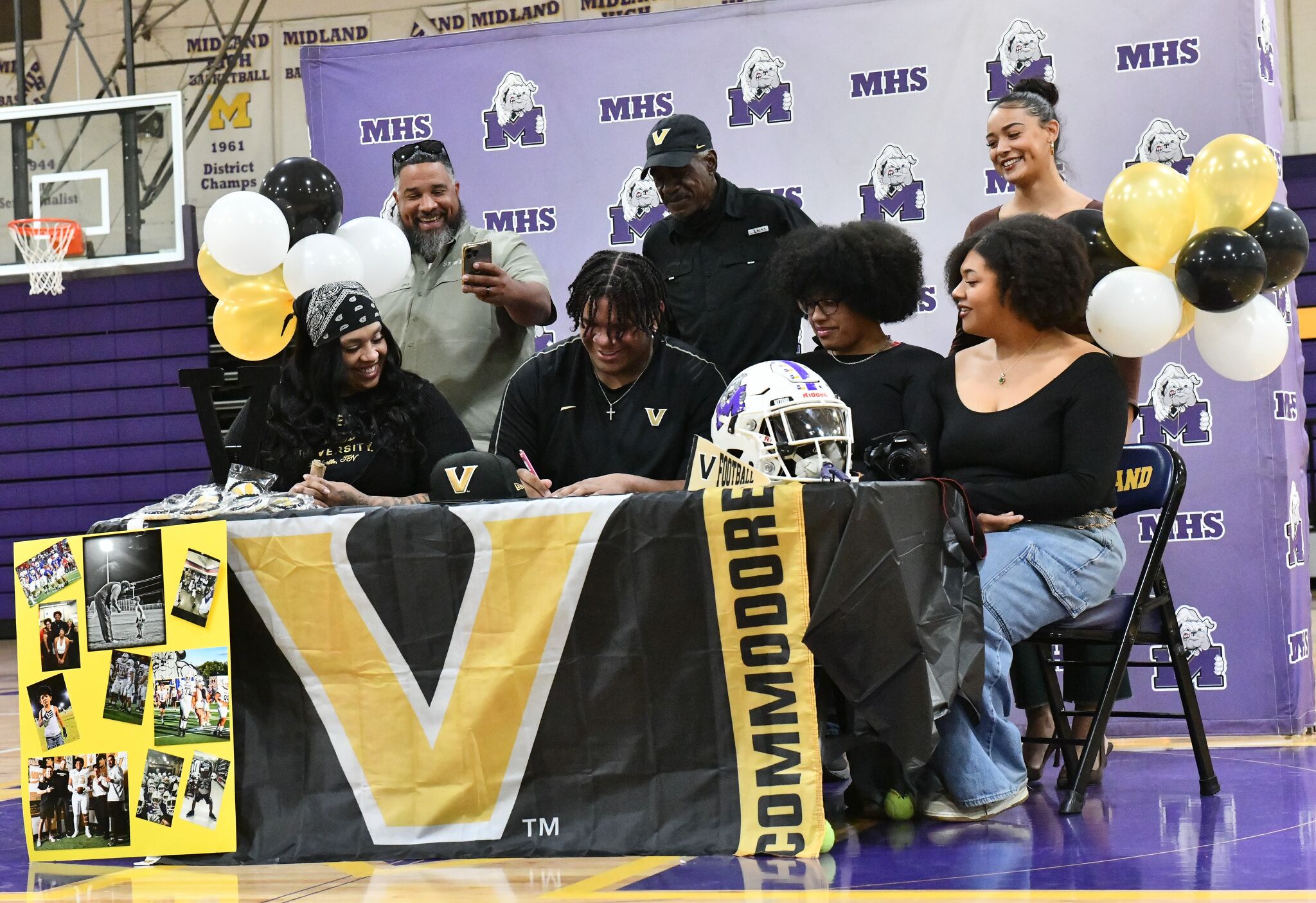 Midland High's Pulelei’ite Primus signs with Vanderbilt football
