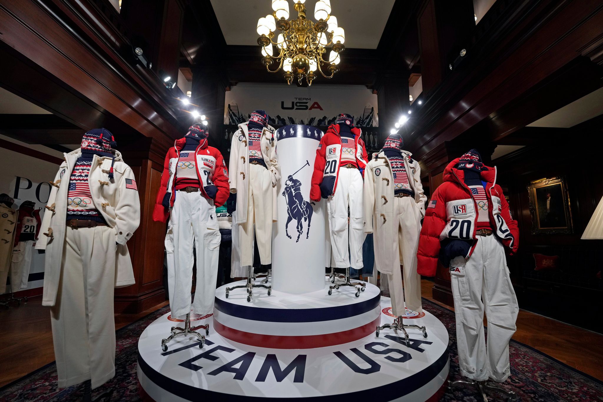 Ralph Lauren unveils Team USA's Olympic uniforms