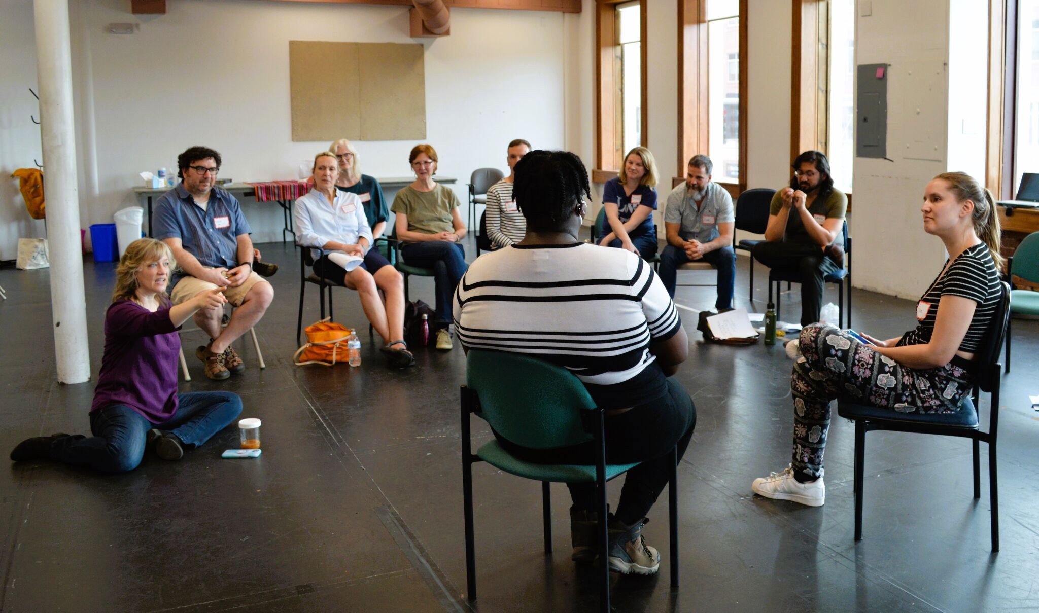 MSW students at University at Albany start by counseling actors