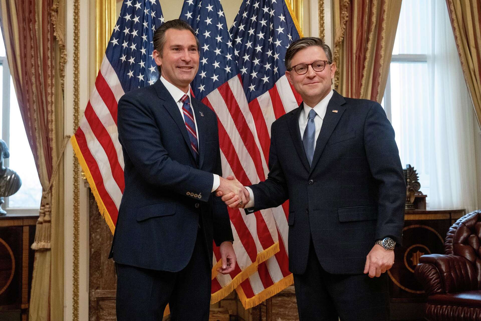 Republican Matt Van Epps is sworn in as the newest House member days ...