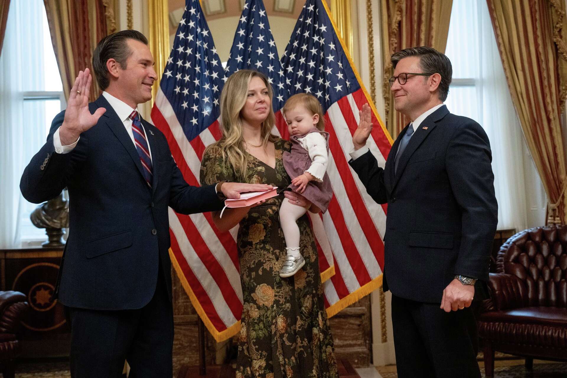 Republican Matt Van Epps is sworn in as the newest House member days ...