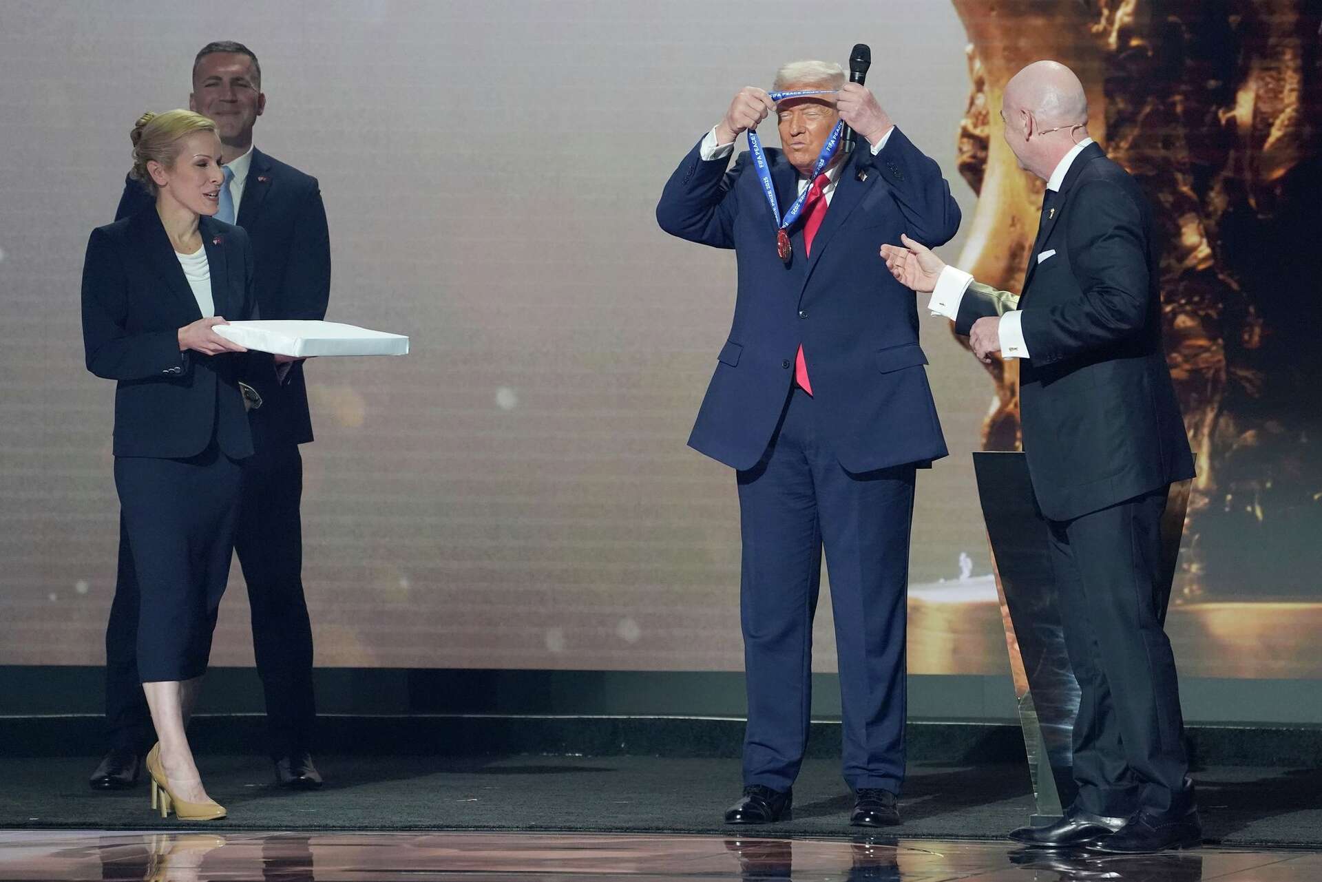 FIFA gives Trump a peace prize in a departure from its traditional ...