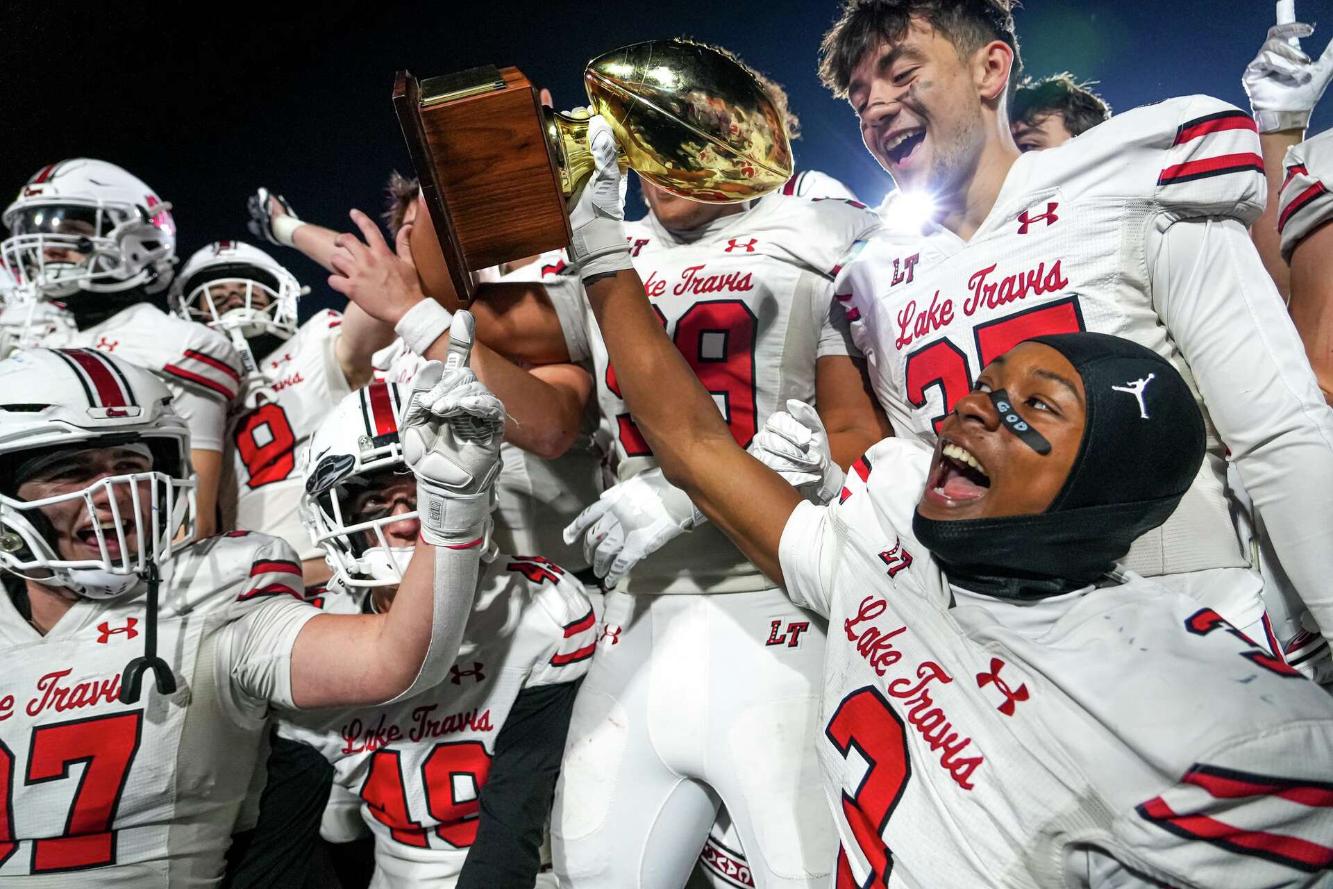 High school football playoffs: Lake Travis beats San Antonio Johnson