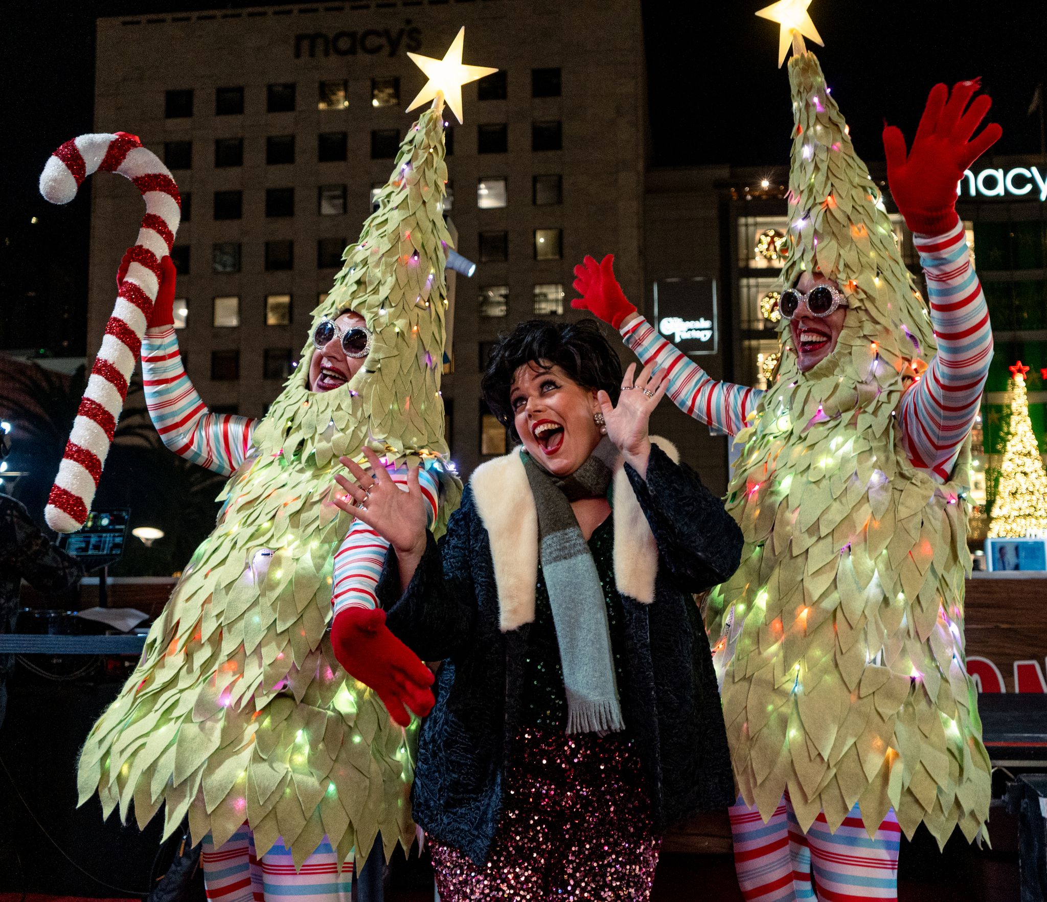 SF: Drag Performers Bring The Heat To Union Square's Ice Rink