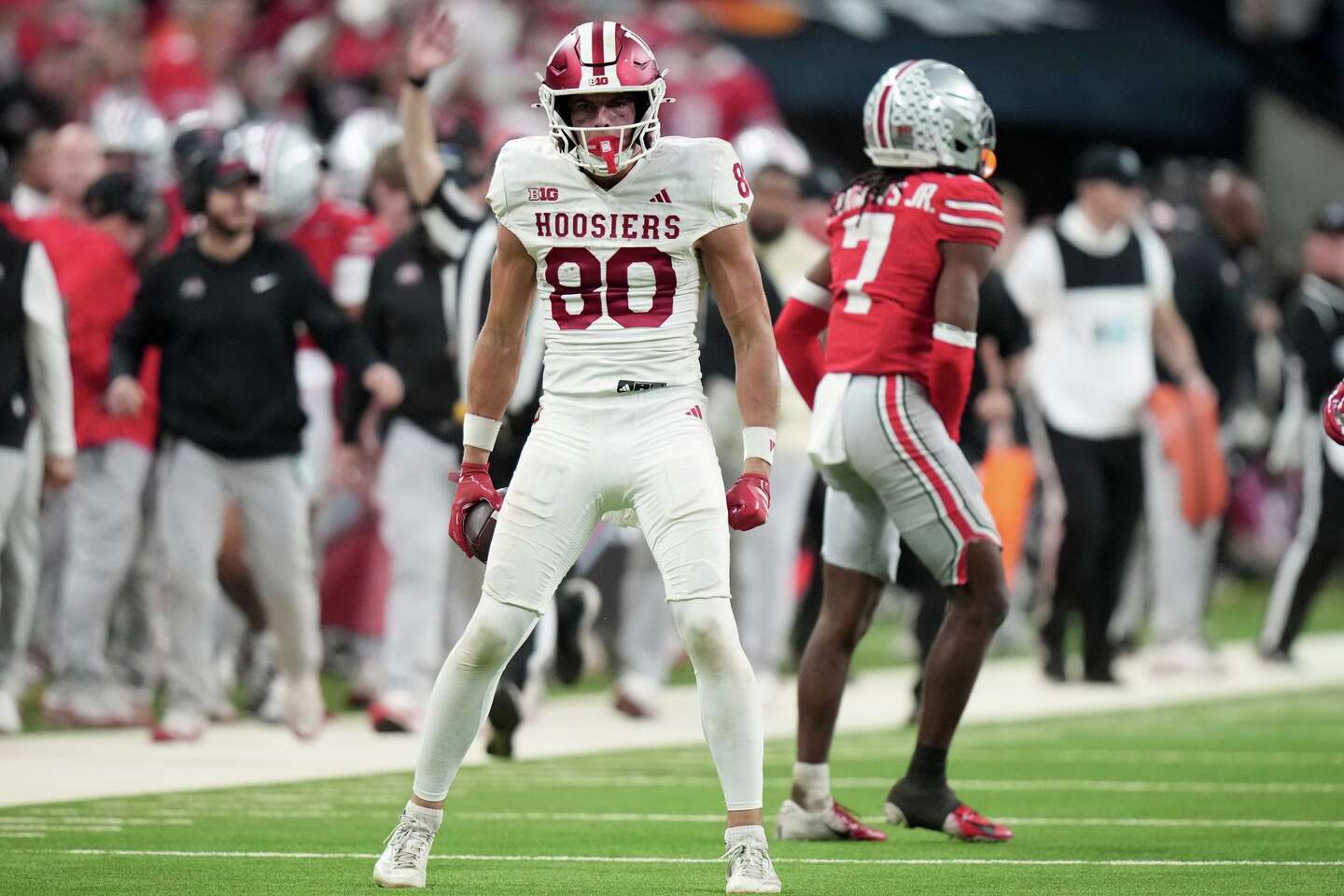 No. 2 Indiana beats No. 1 Ohio St. 13-10 to end Big Ten title drought ...