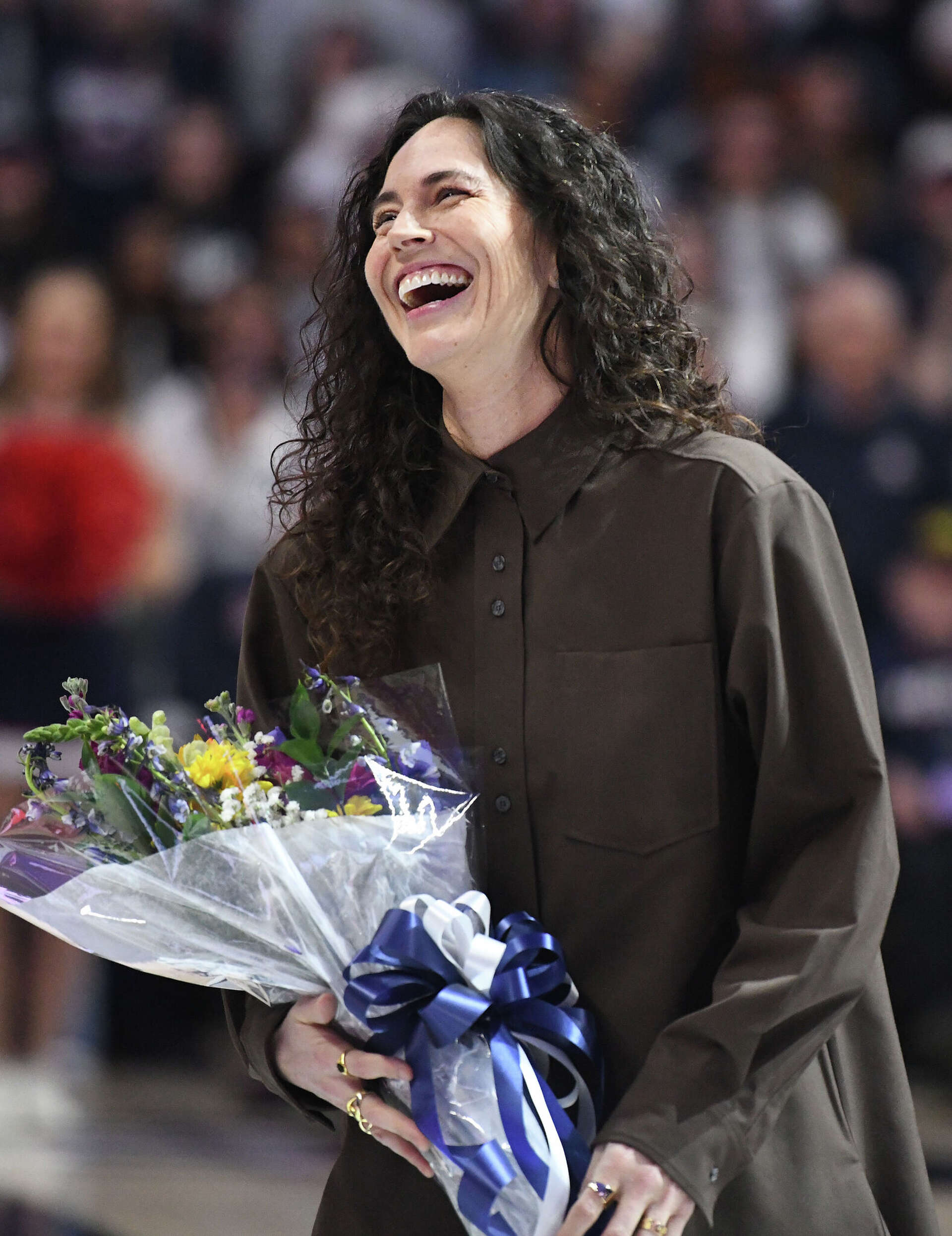 UConn legend Sue Bird is immortalized at Gampel Pavilion