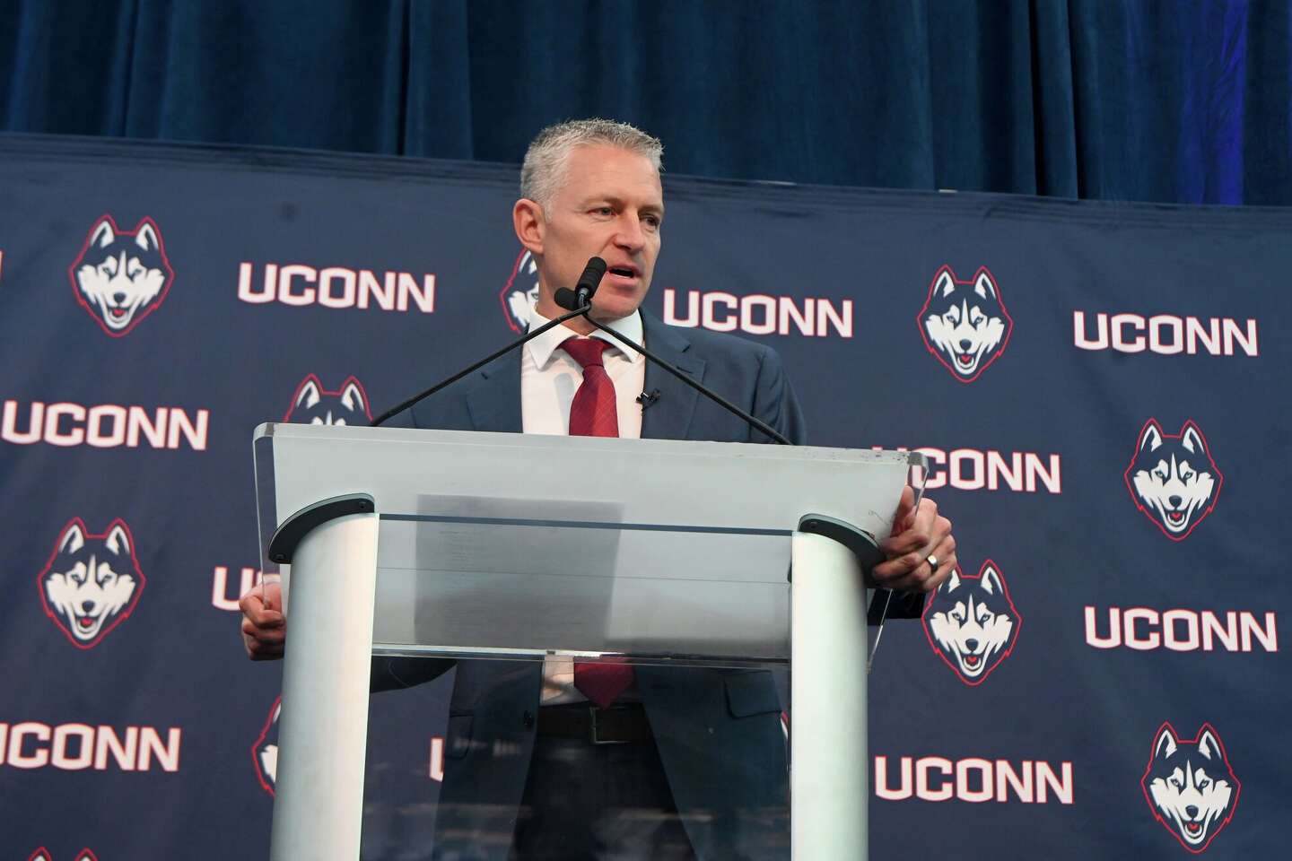Jason Candle introduced as new UConn football coach
