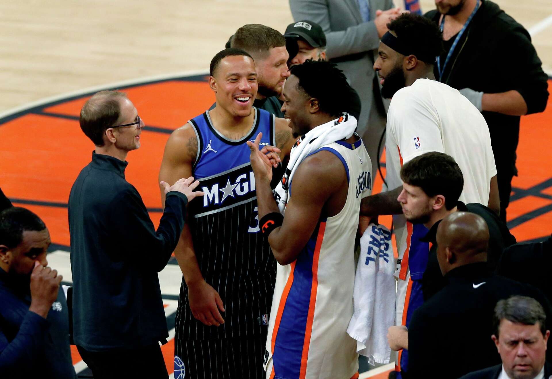 NBA fines Magic's Bane $35K for throwing ball at Knicks's Anunoby