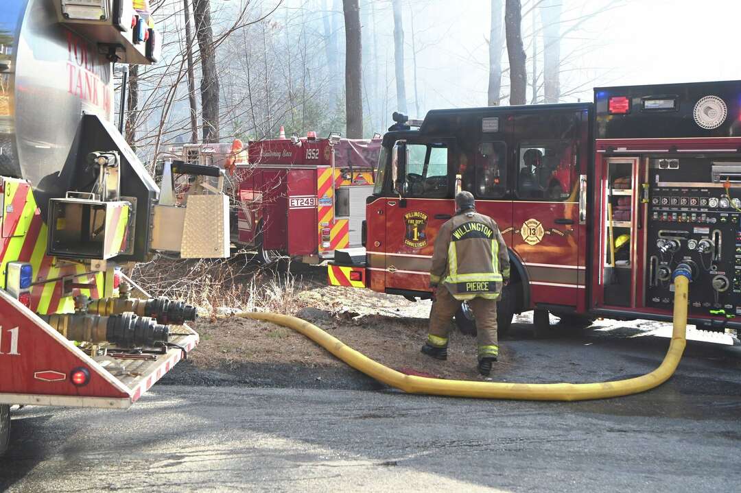 Willington residence on Village Hill Road destroyed in Tuesday fire