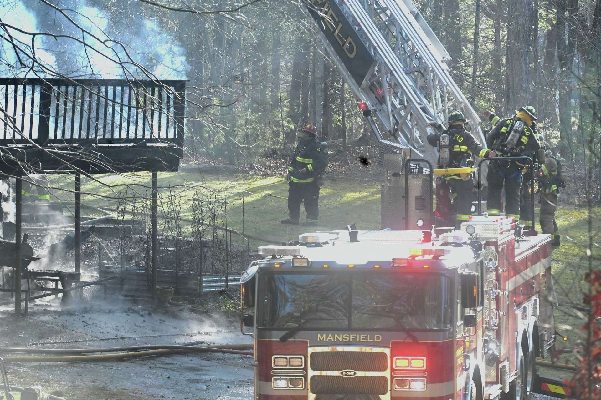 Willington residence on Village Hill Road destroyed in Tuesday fire