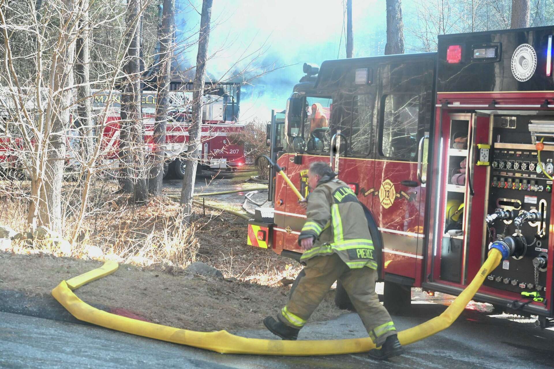 Willington residence on Village Hill Road destroyed in Tuesday fire