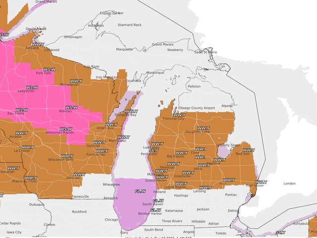 Winter Weather Advisories issued across Michigan, heavy snow possible