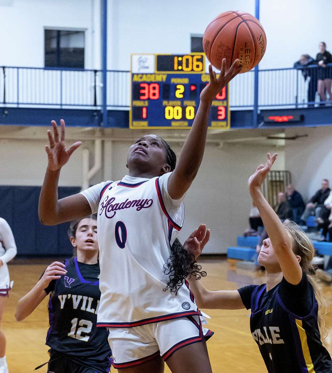 Albany Academy girls' basketball defeats Voorheesville
