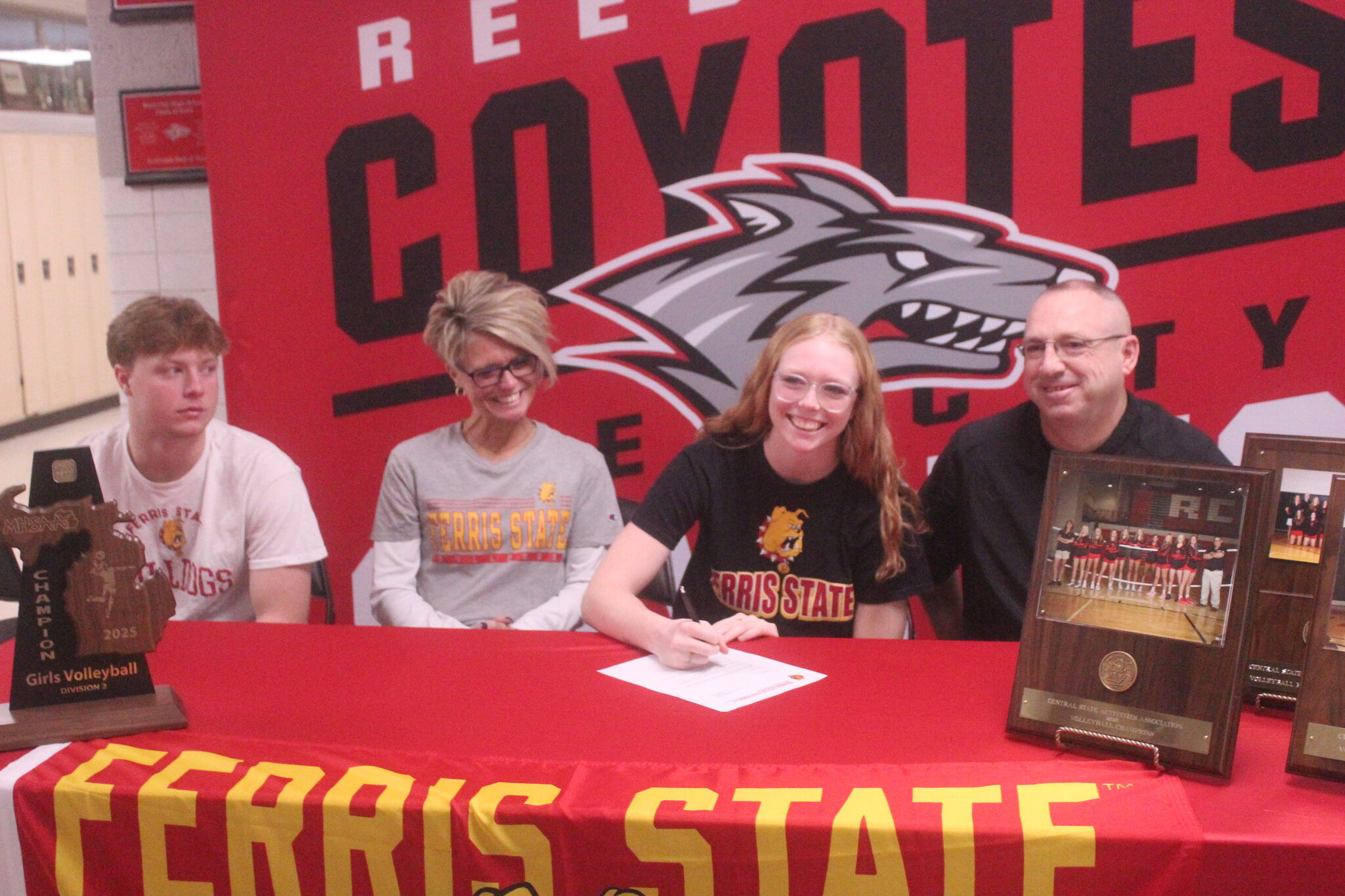 Reed City catcher signs with Ferris State