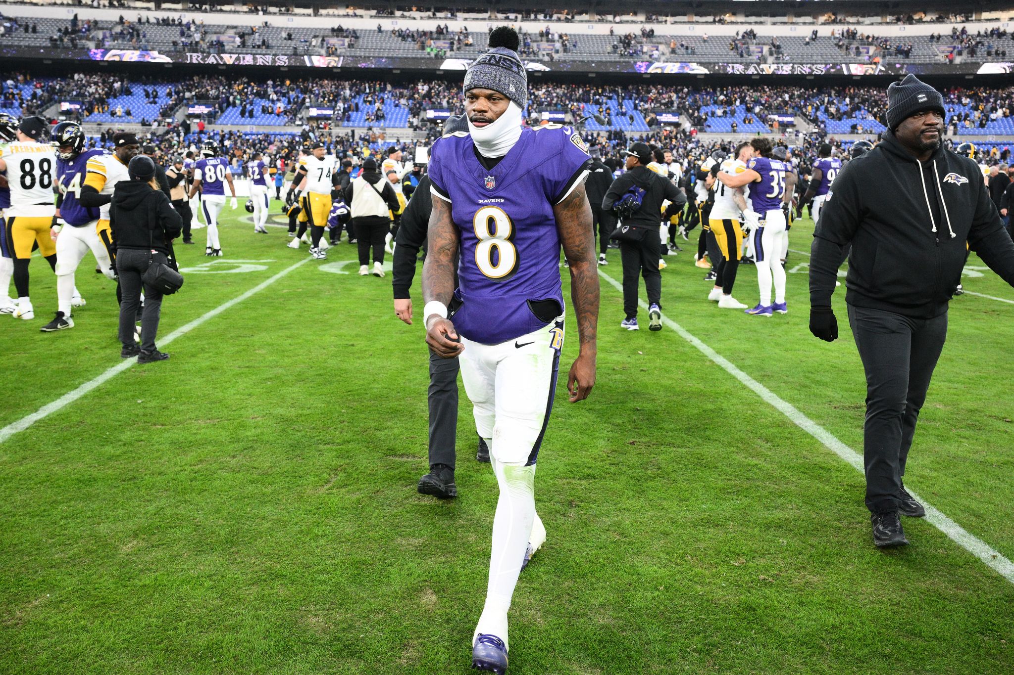 Lamar Jackson misses practice again. The Baltimore QB hasn't had a full ...