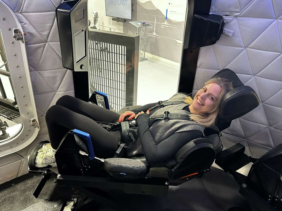 Michaela Benthaus will be first wheelchair user to launch to space
