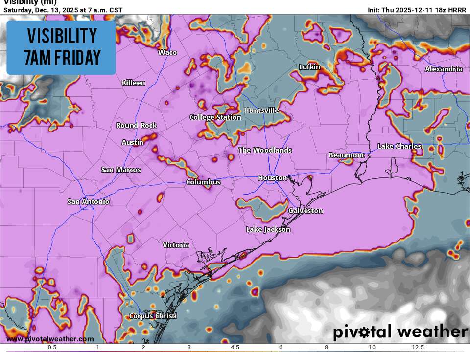 Fog lifting, big weather changes to hit South Texas this weekend
