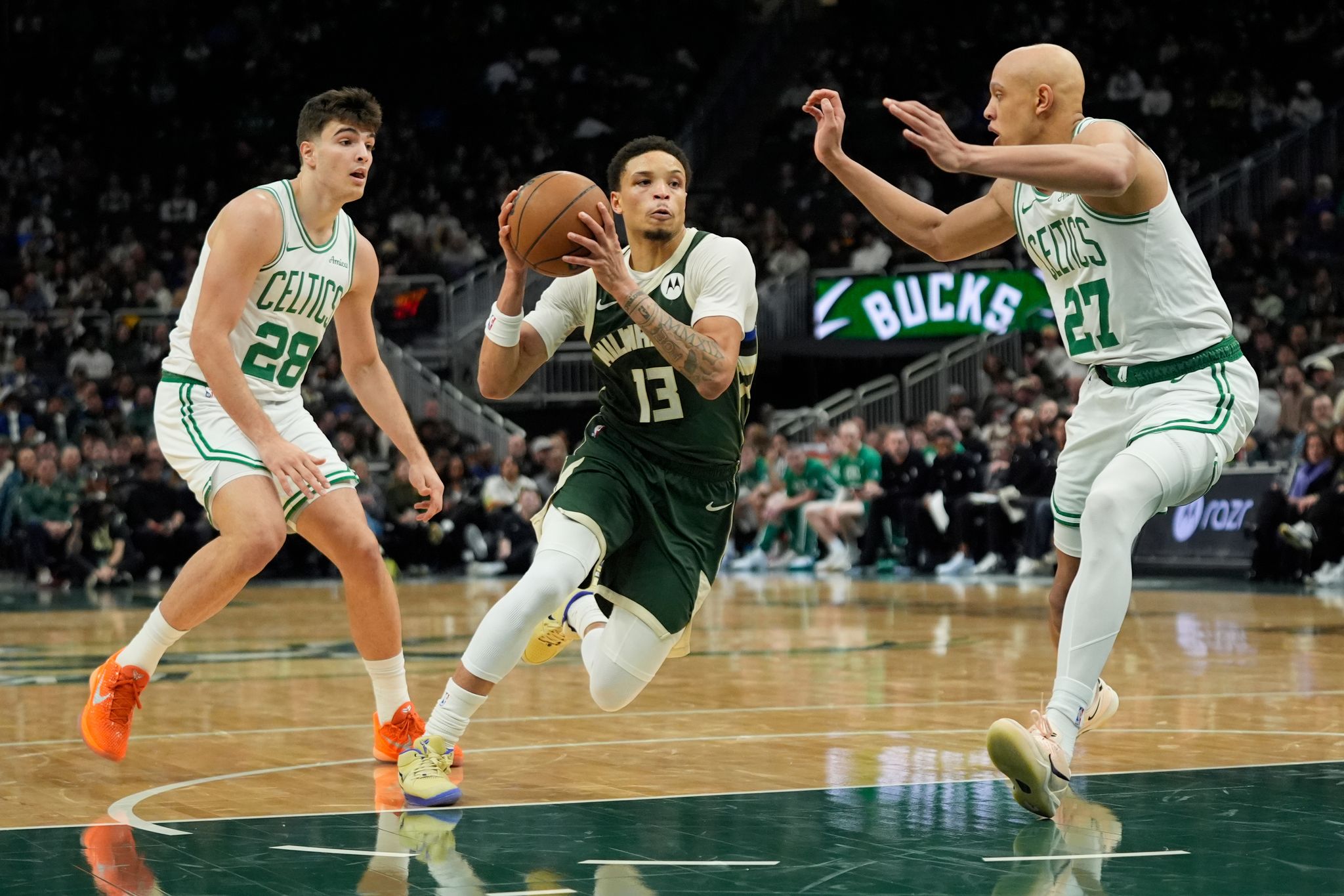 Kuzma and Portis lead Bucks past Celtics 116-101 without injured ...