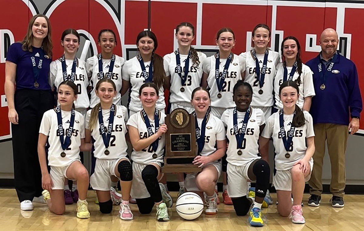 Bethalto Trimpe seventh-grade girls basketball wins state championship