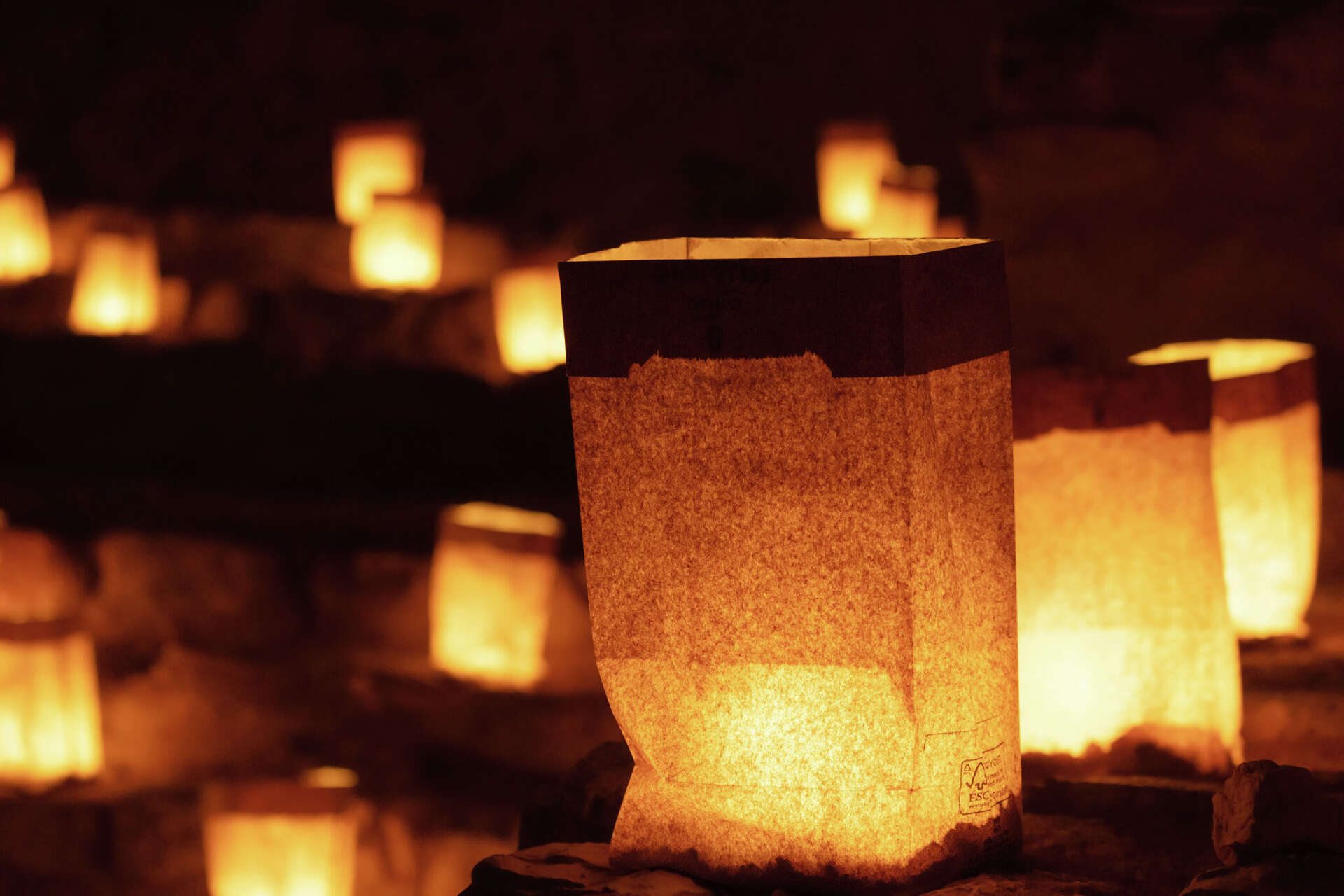 Olde Mistick Village will be lit up by thousands of candles tonight