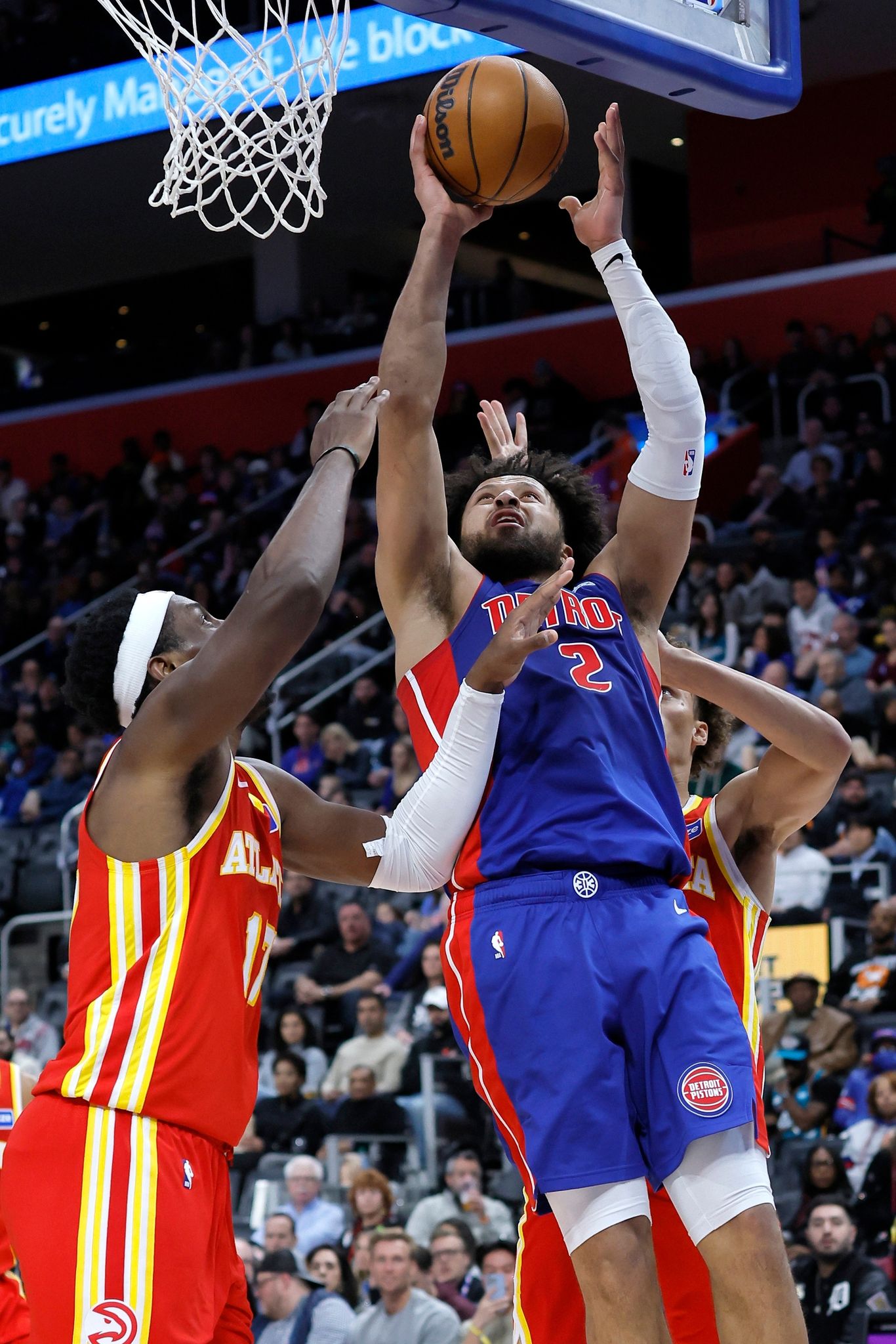 Pistons tie NBA record for scoring balance in 142-115 win over Hawks
