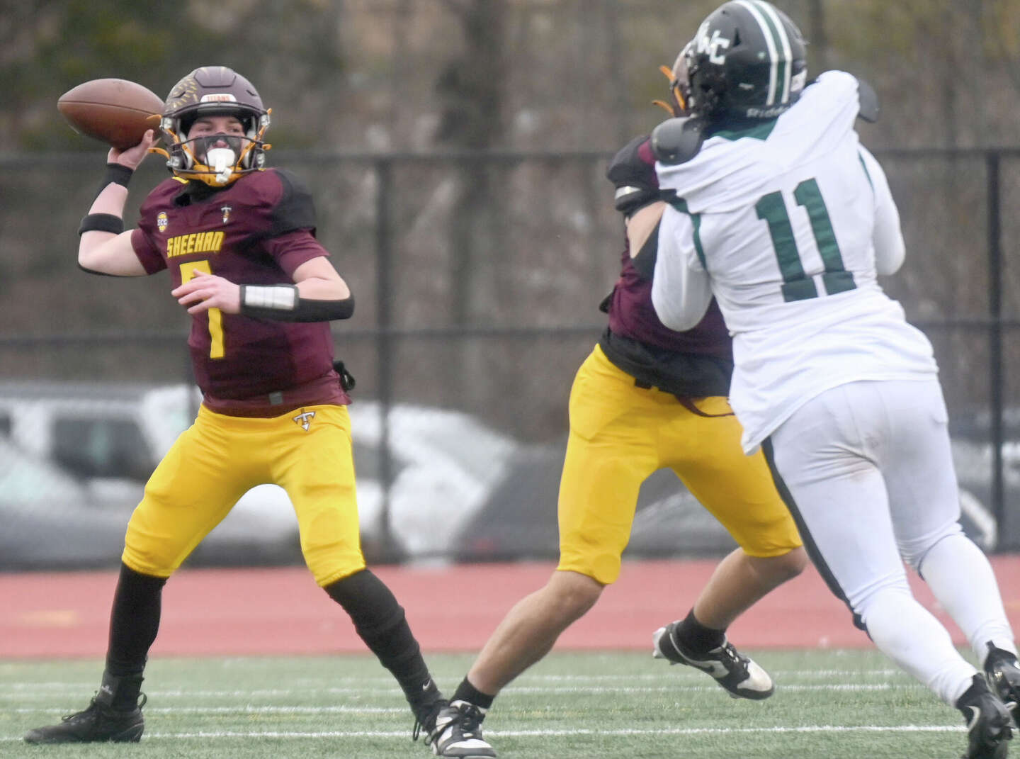 Sheehan football defeats Northwest Catholic for CIAC Class S ttile