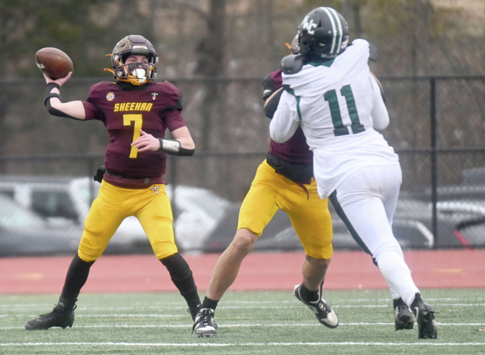 CT championship football stars fare quite well as basketball players