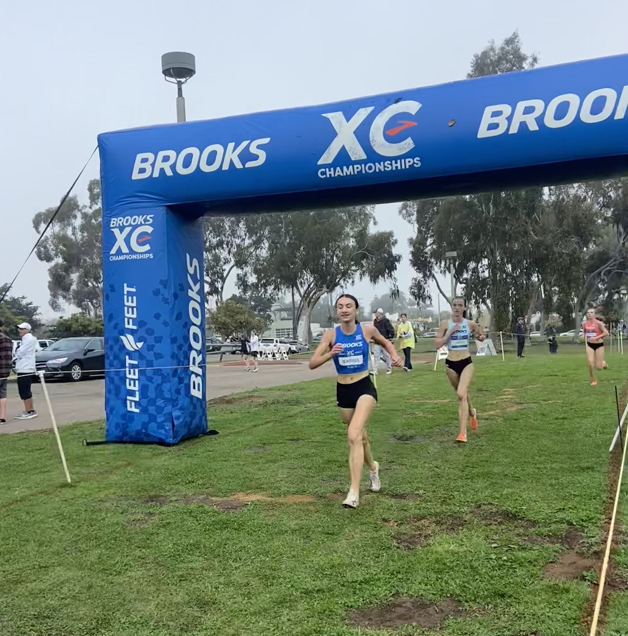 Dow's Garces runs at national cross country event