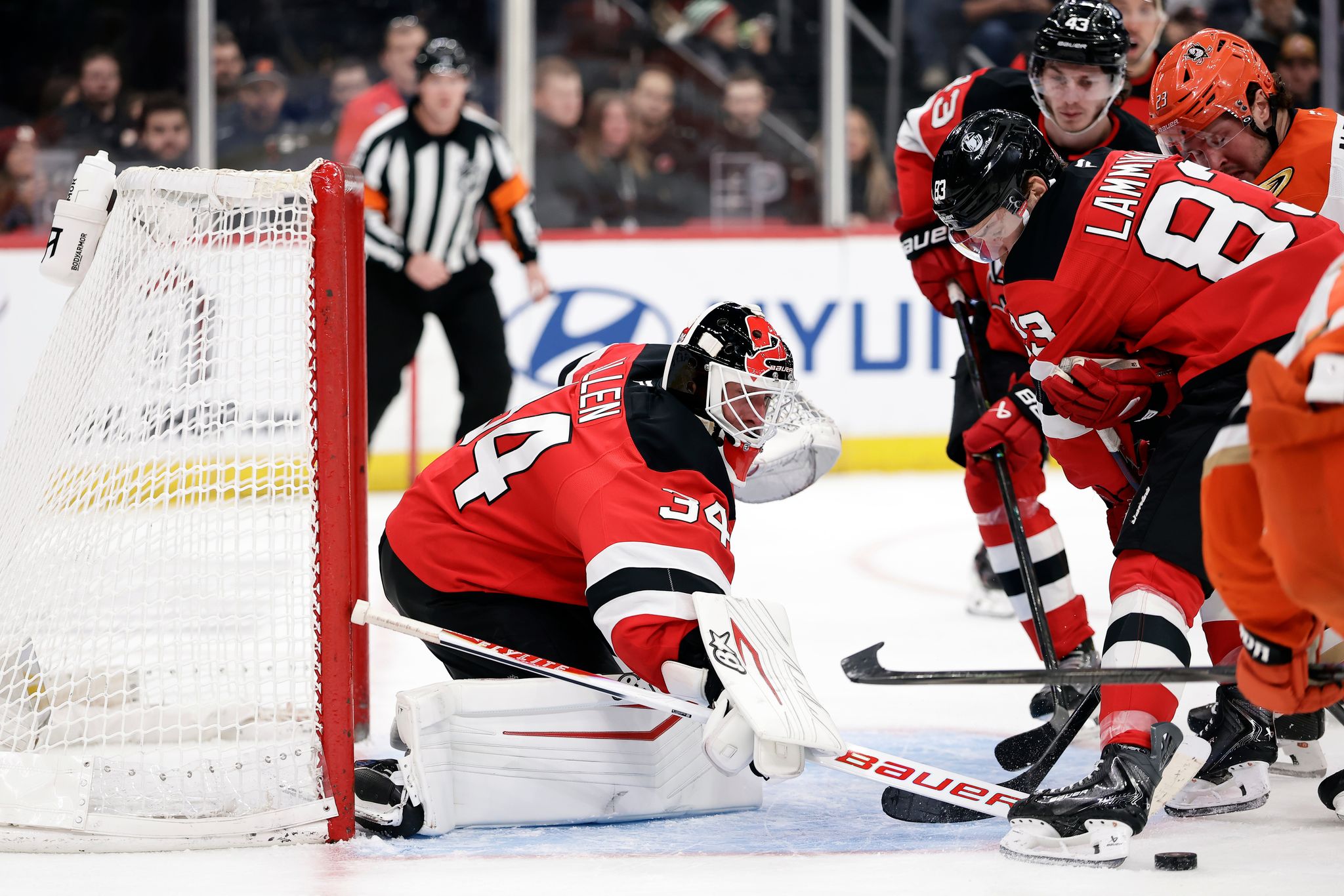 Devils beat the Ducks 4-1 to end a 5-game home losing streak