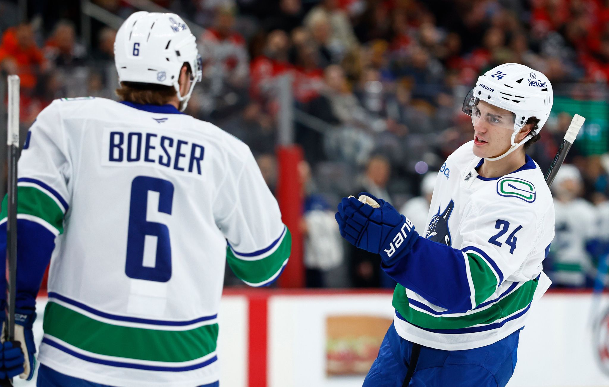Zeev Buium scores in his Canucks debut as Vancouver beats the Devils 2-1