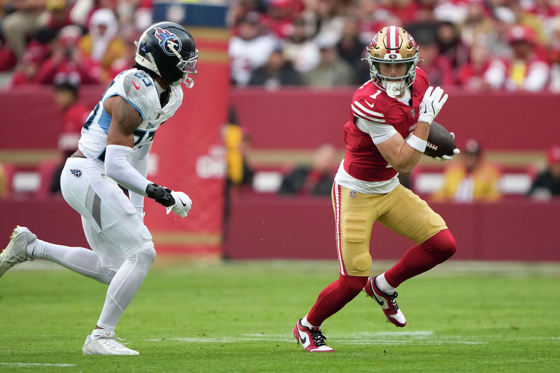 'Get that out of the game': 49ers-Titans refs miss illegal tackle