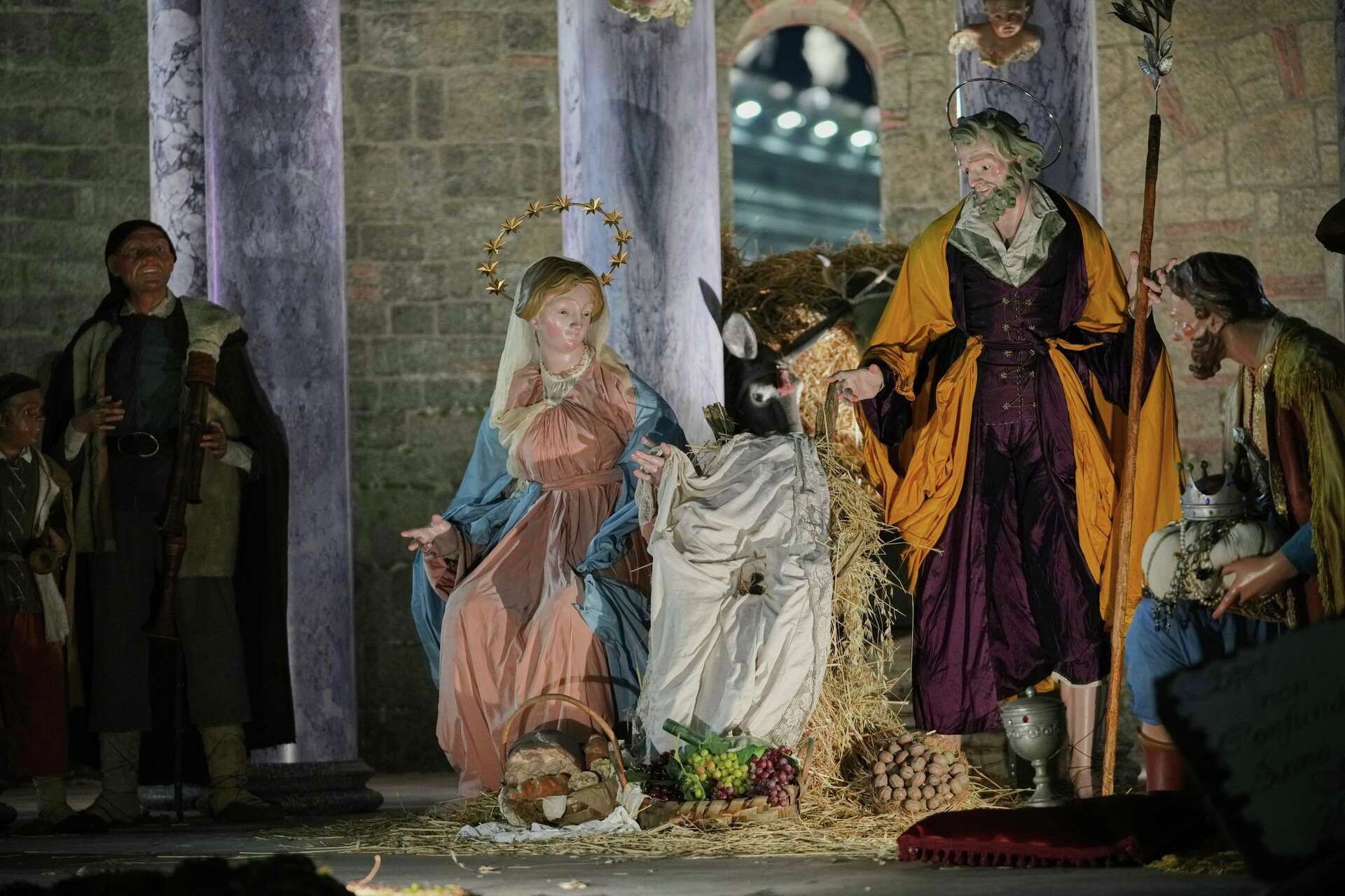 Vatican unveils Nativity scene, lights Christmas tree in St. Peter’s Square