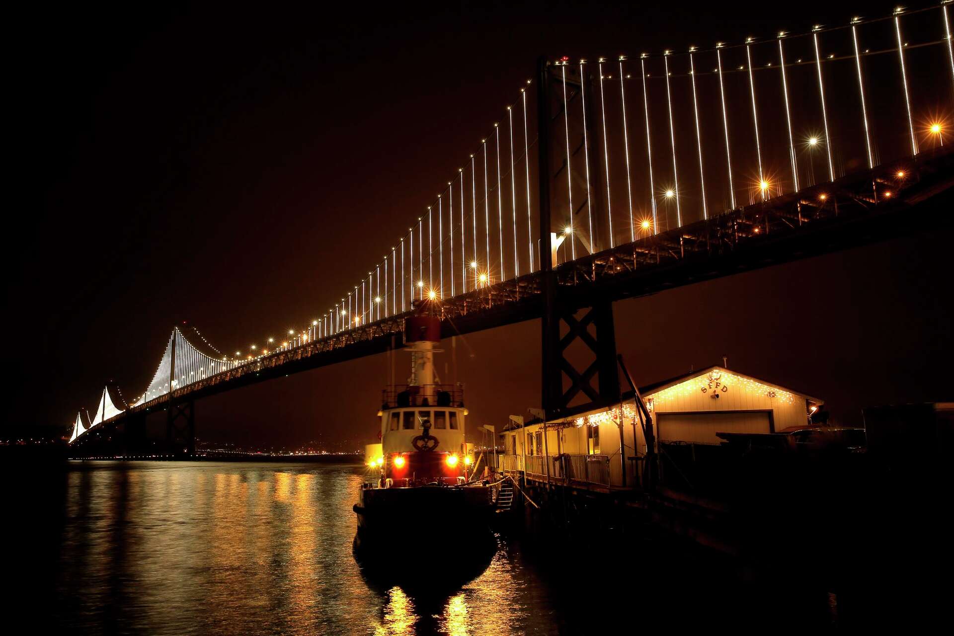 S.F.’s famous Bay Bridge lights to return in March, with more LEDs