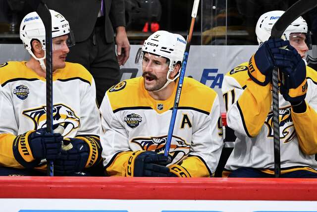 Forsberg's hat trick leads Predators to a 5-2 victory over Blues