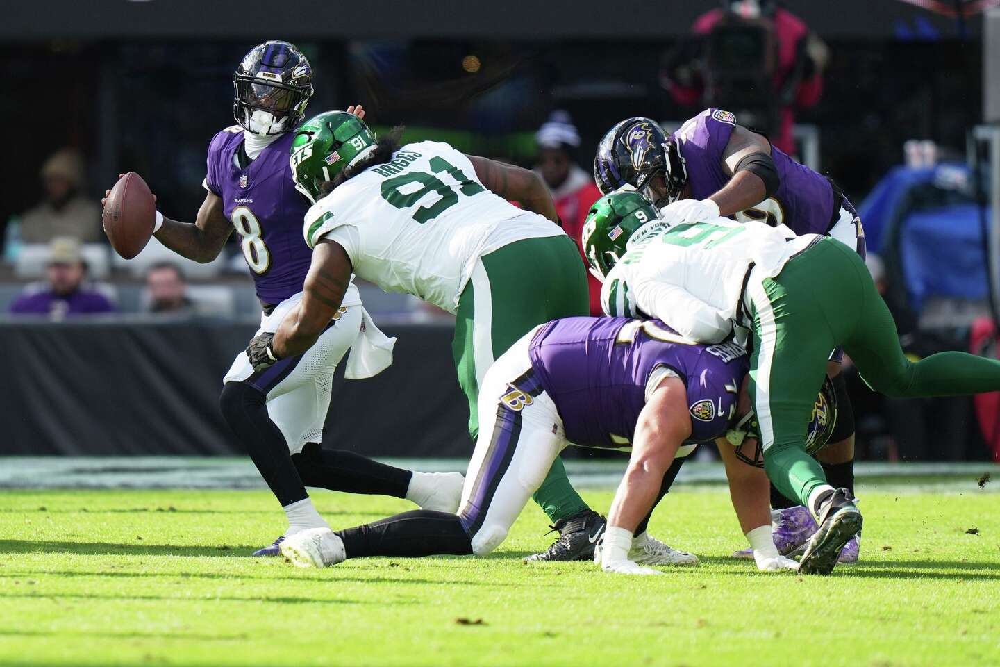 Jets D-lineman Jowon Briggs is a one-man band, a tenor who can tackle ...