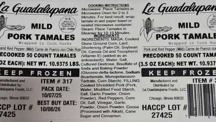 Tamale recall in Texas? What to know