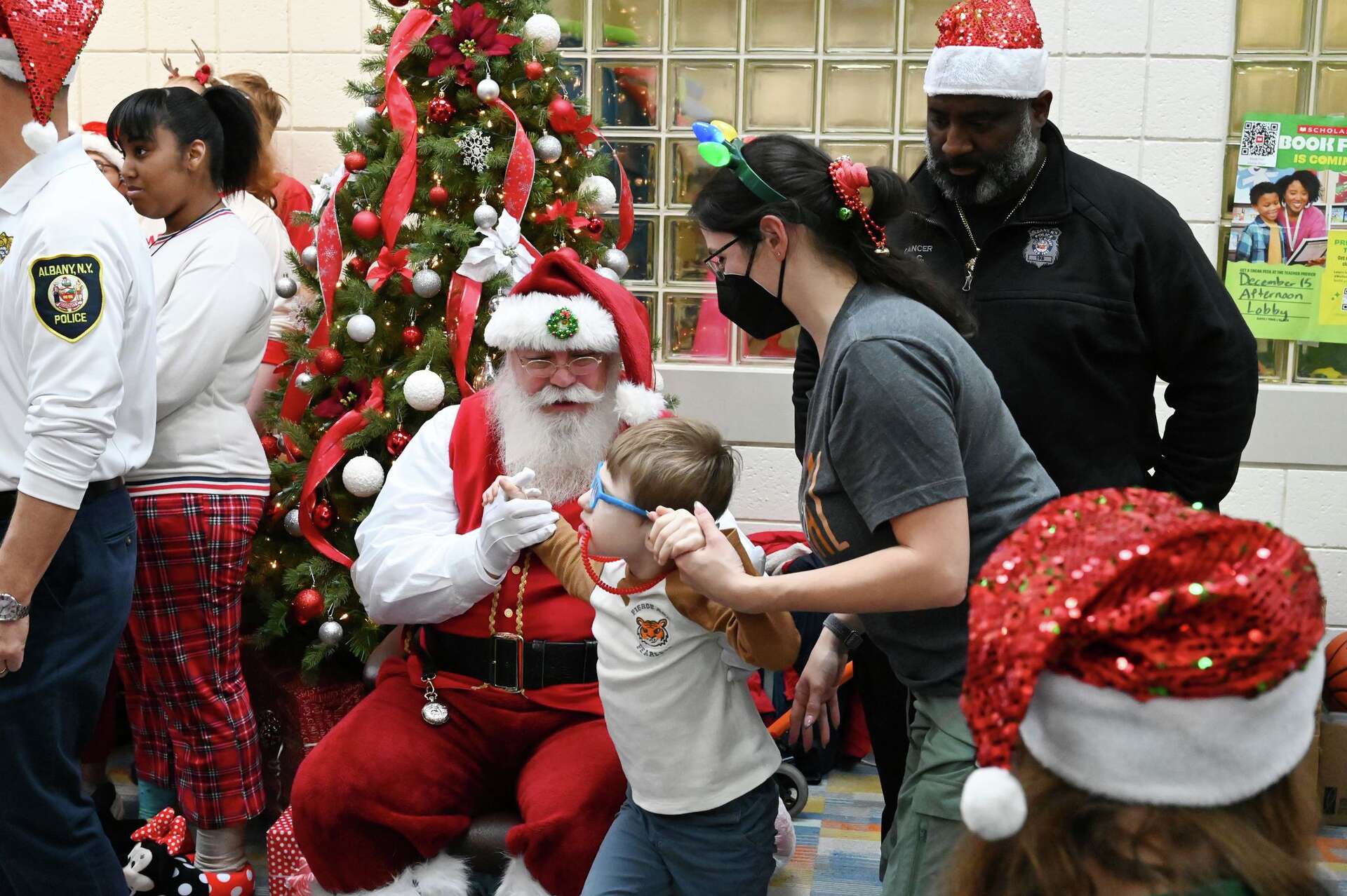 Photos: Santa and Albany PAL spread holiday cheer