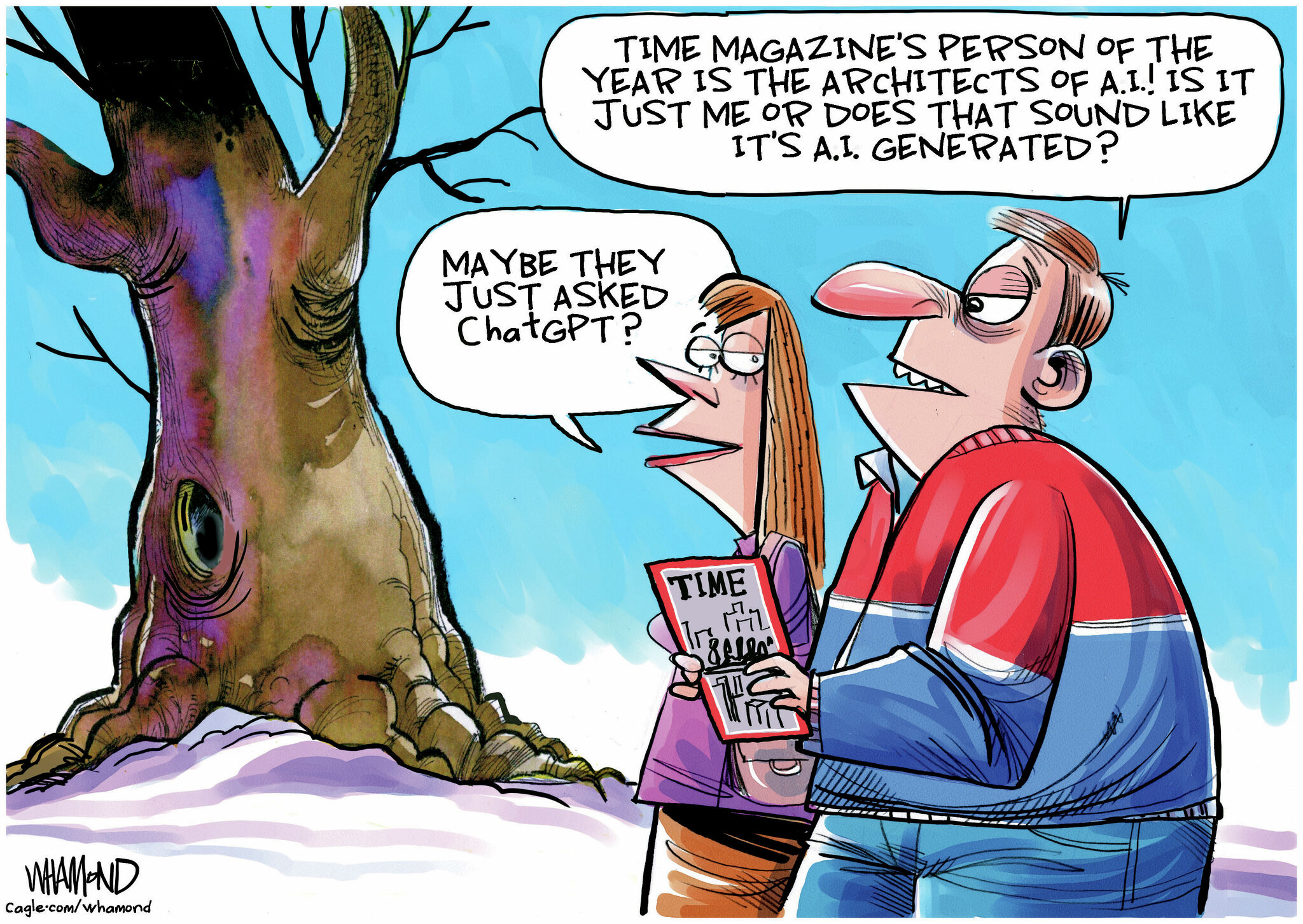 Opinion cartoon: Self aware